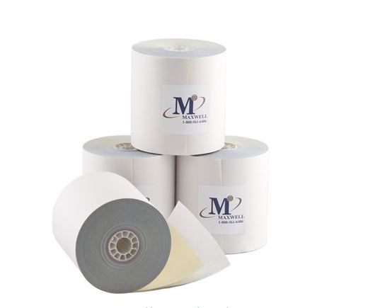 2 Ply, W/C, Carbonless, 3 X 90 ', 50 rolls – Maxwell Card Technology Inc.